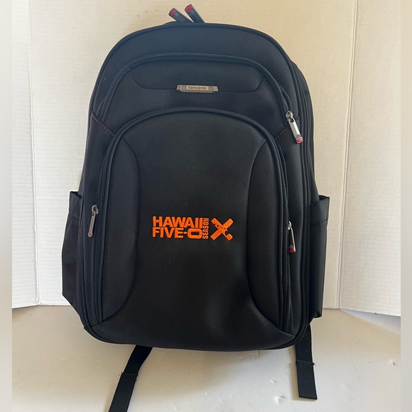 Samsonite | Bags | Samsonite Black Backpack With Orange Accents | Poshmark